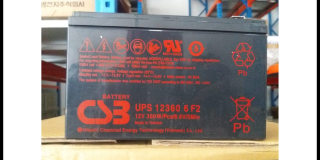 BATERAI UPS CSB UPS123606 | Distributor Baterai UPS, Rectifier, Baterai ...
