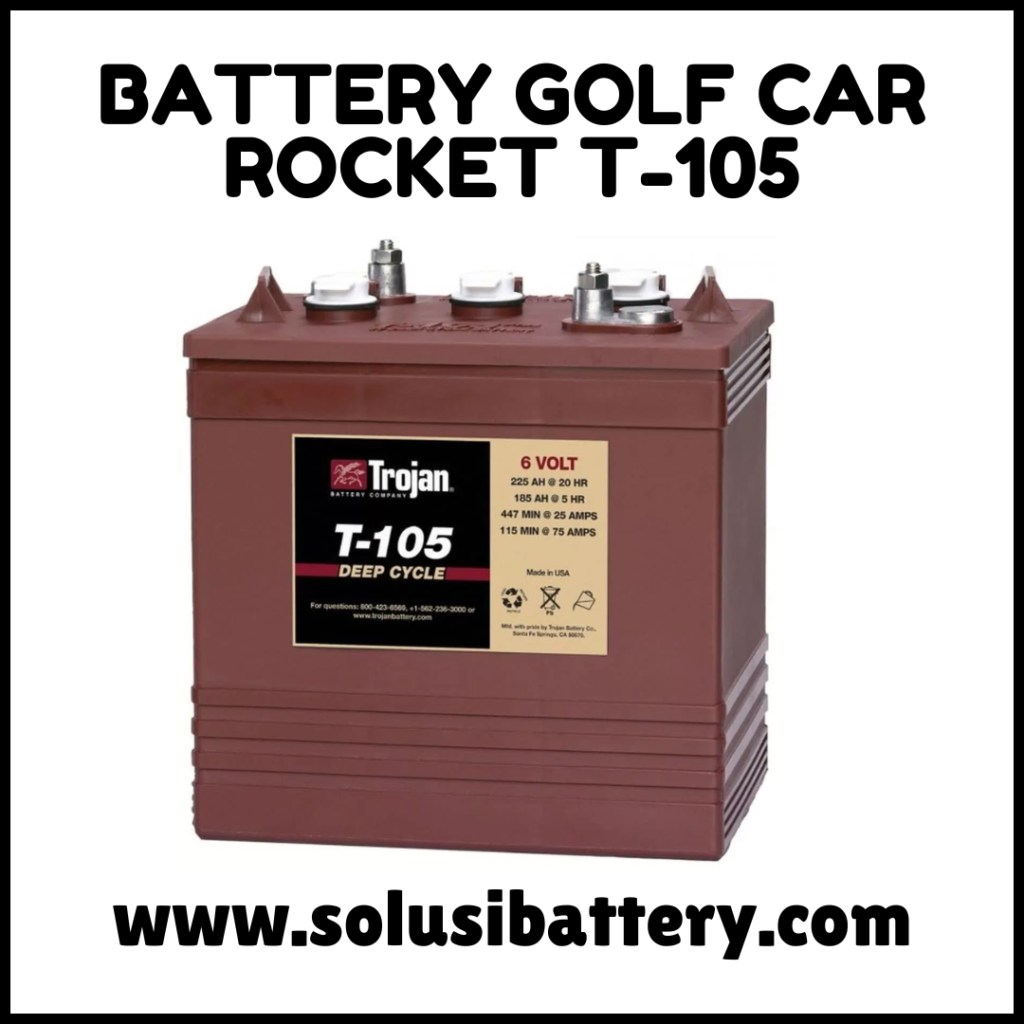 Baterai Trojan T105 6V Deep Cycle | Distributor Baterai UPS, Rectifier ...